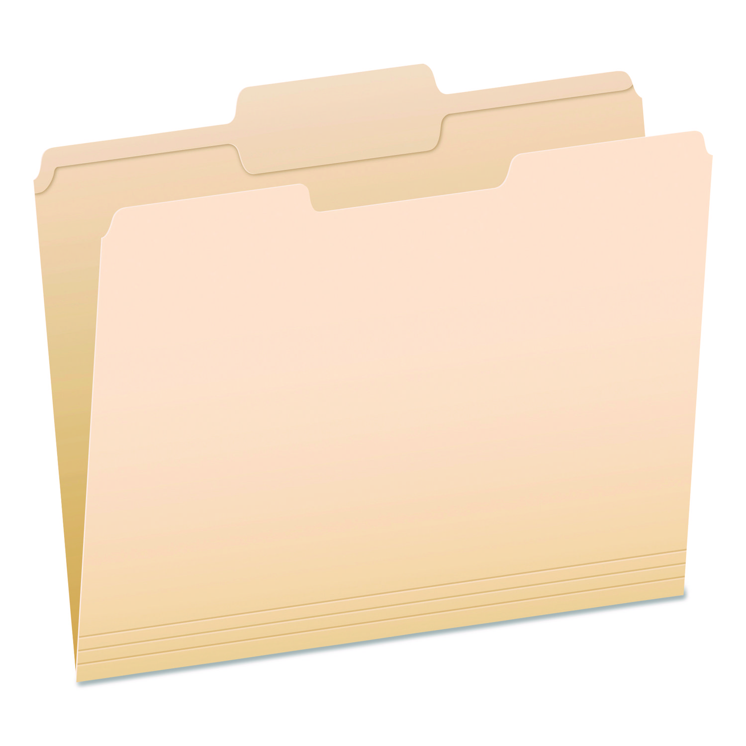 PFXR752132 - Reinforced Top Tab Manila File Folders, 1/3-Cut Tabs ...