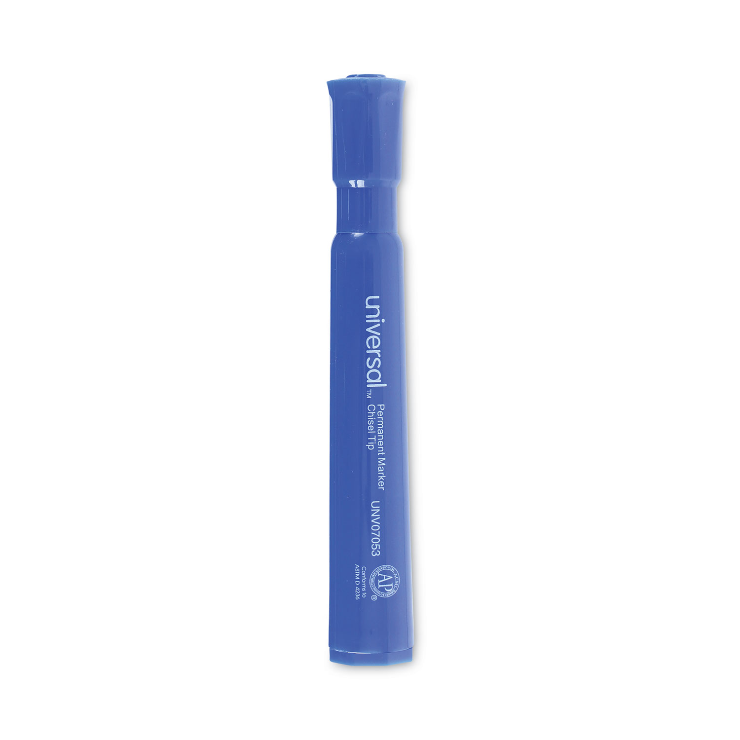 Unv07051 Chisel Tip Permanent Marker Broad Chisel Tip Black Dozen