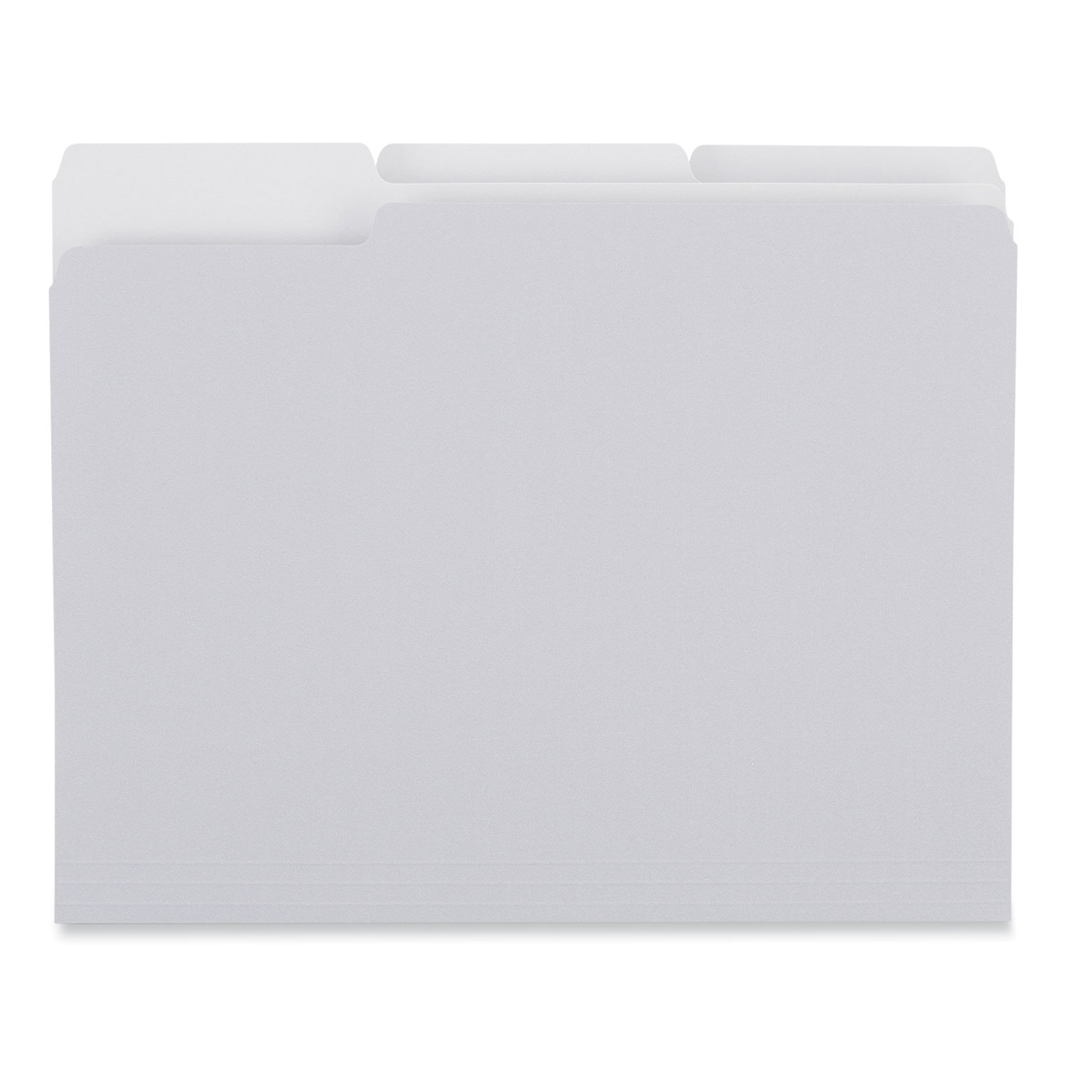 UNV12113 - Top Tab File Folders, 1/3-Cut Tabs: Assorted, Letter Size, 0 ...