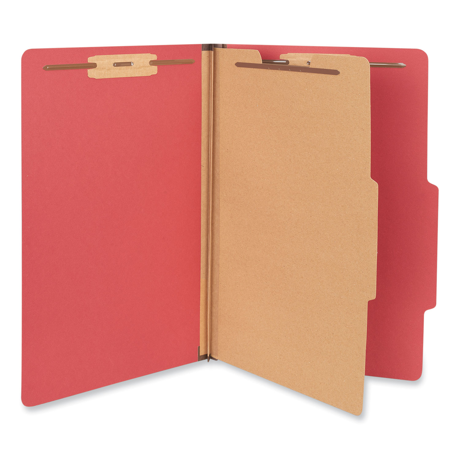 UNV10212 - Bright Colored Pressboard Classification Folders, 2 ...