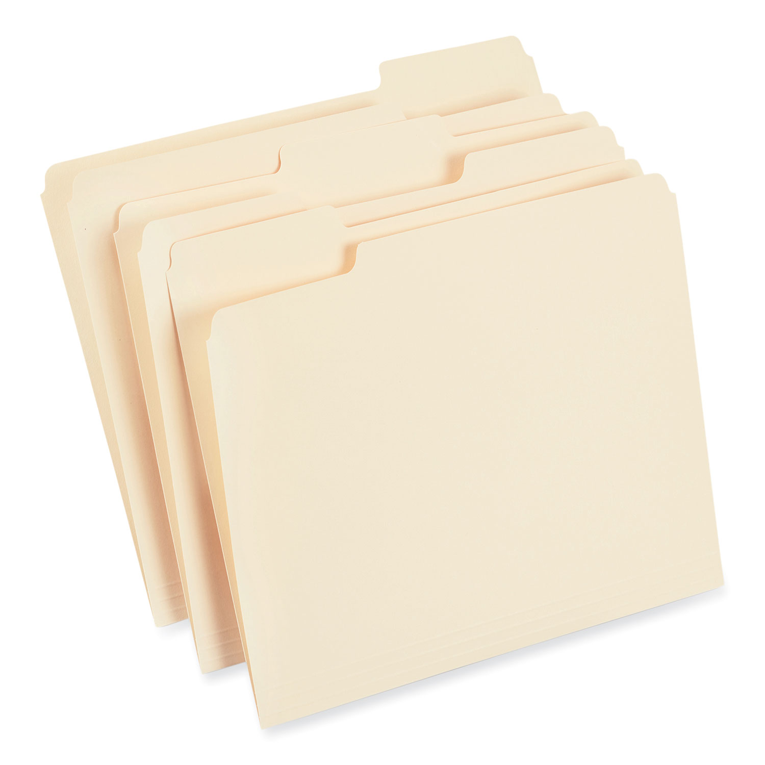 UNV12113 - Top Tab File Folders, 1/3-Cut Tabs: Assorted, Letter Size, 0 ...